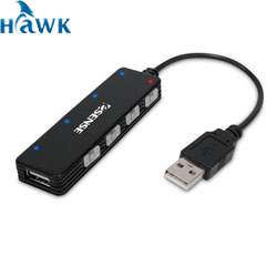 Esense 迷你U3 4-PORT USB集線器-黑-USB周邊專館 - EcLife良興購物網