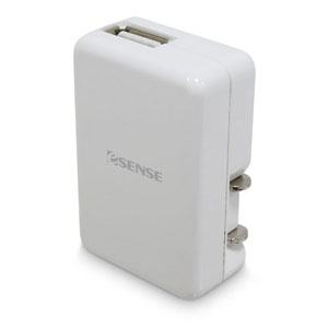 Esense Mini 折疊 USB 充電器 AUC811-白-氮化鎵充電器｜電池專館 - EcLife良興購物網
