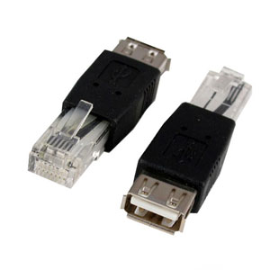 USB AF TO RJ45 轉接頭-USB周邊專館 - EcLife良興購物網