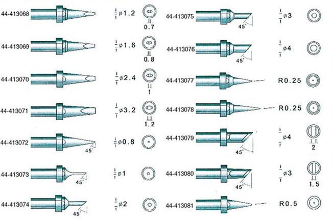 XYTRONIC 賽威樂 R0.25特尖型烙鐵頭 44-413078 (5支裝)-焊接工具專館 - EcLife良興購物網