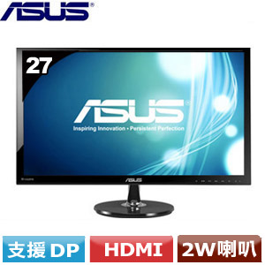 R2【福利品】ASUS華碩 27型顯示器 VS278Q-LCD/LED液晶螢幕專館 - EcLife良興購物網