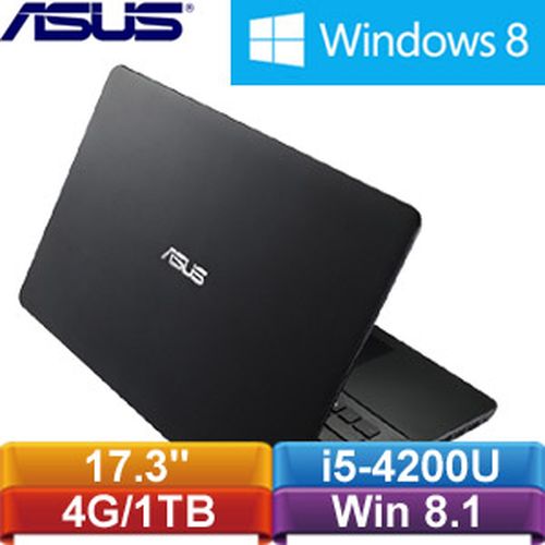 【福利品】ASUS華碩 17.3吋筆記型電腦 X751LD-0031A4200U-筆記型電腦專館 - EcLife良興購物網