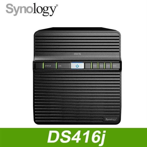 Synology DS416j 4Bay 網路儲存伺服器-網路儲存設備NAS專館 - EcLife良興購物網