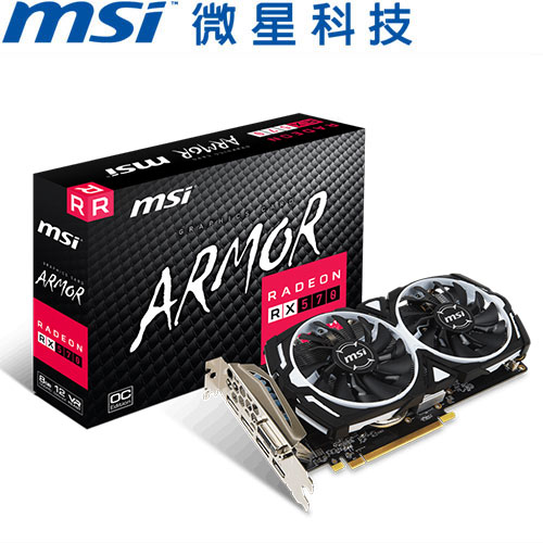 MSI微星 Radeon RX 570 ARMOR 8G OC (Gaming虎) 顯示卡-DIY/零組件/周邊專館 - EcLife良興購物網