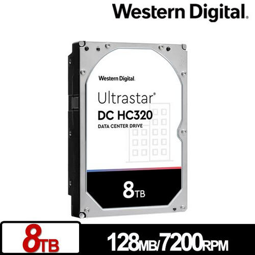 WD Ultrastar DC HC320 8TB 3.5吋企業級硬碟-內接式硬碟專館 - EcLife良興購物網
