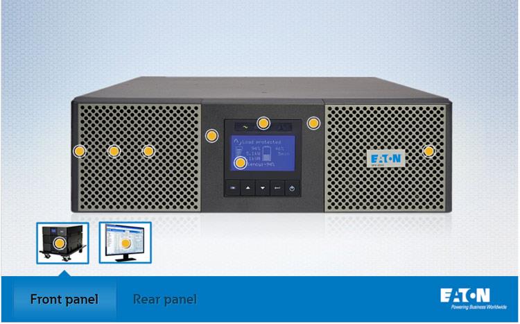 Eaton飛瑞 6KVA 機架型 On-Line 在線式UPS不斷電系統 9PX 6K-UPS不斷電系統專館 - EcLife良興購物網
