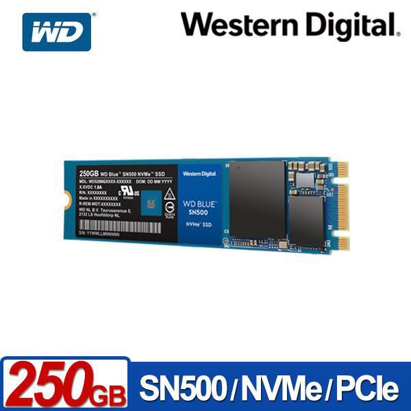 WD 藍標 SN500 250GB NVMe PCIe SSD固態硬碟-SSD固態硬碟專館 - EcLife良興購物網