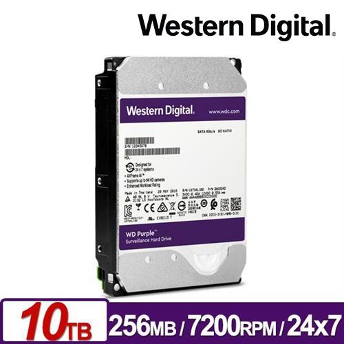 WD 威騰 WD102PURZ 紫標 10TB 3.5吋監控系統硬碟-內接式硬碟專館 - EcLife良興購物網