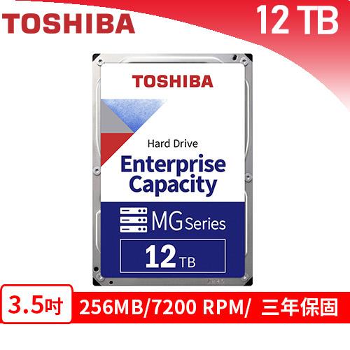 TOSHIBA【企業碟】12TB 3.5吋 硬碟(MG07ACA12TE)-內接式硬碟專館 - EcLife良興購物網