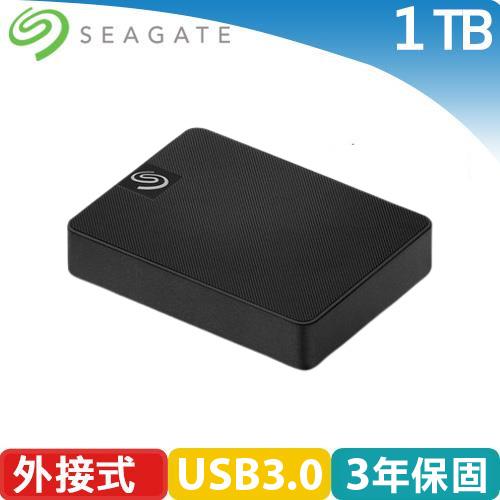 seagate希捷 Expansion SSD 1TB 黑 可攜式外接SSD-SSD固態硬碟專館 - EcLife良興購物網